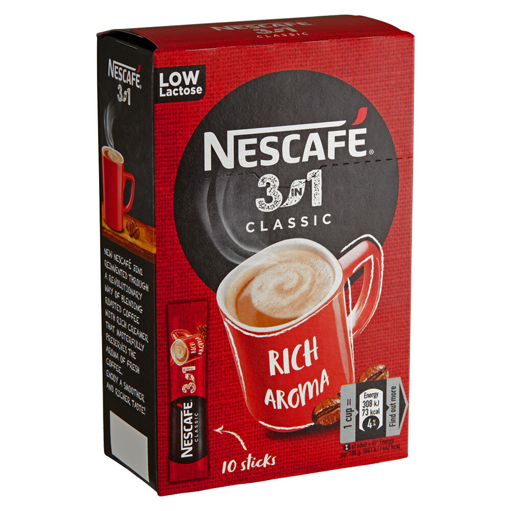 Nescafé Classic 3-in-1 Instant Coffee Sachets - J&K Pallet Liquidation Shop